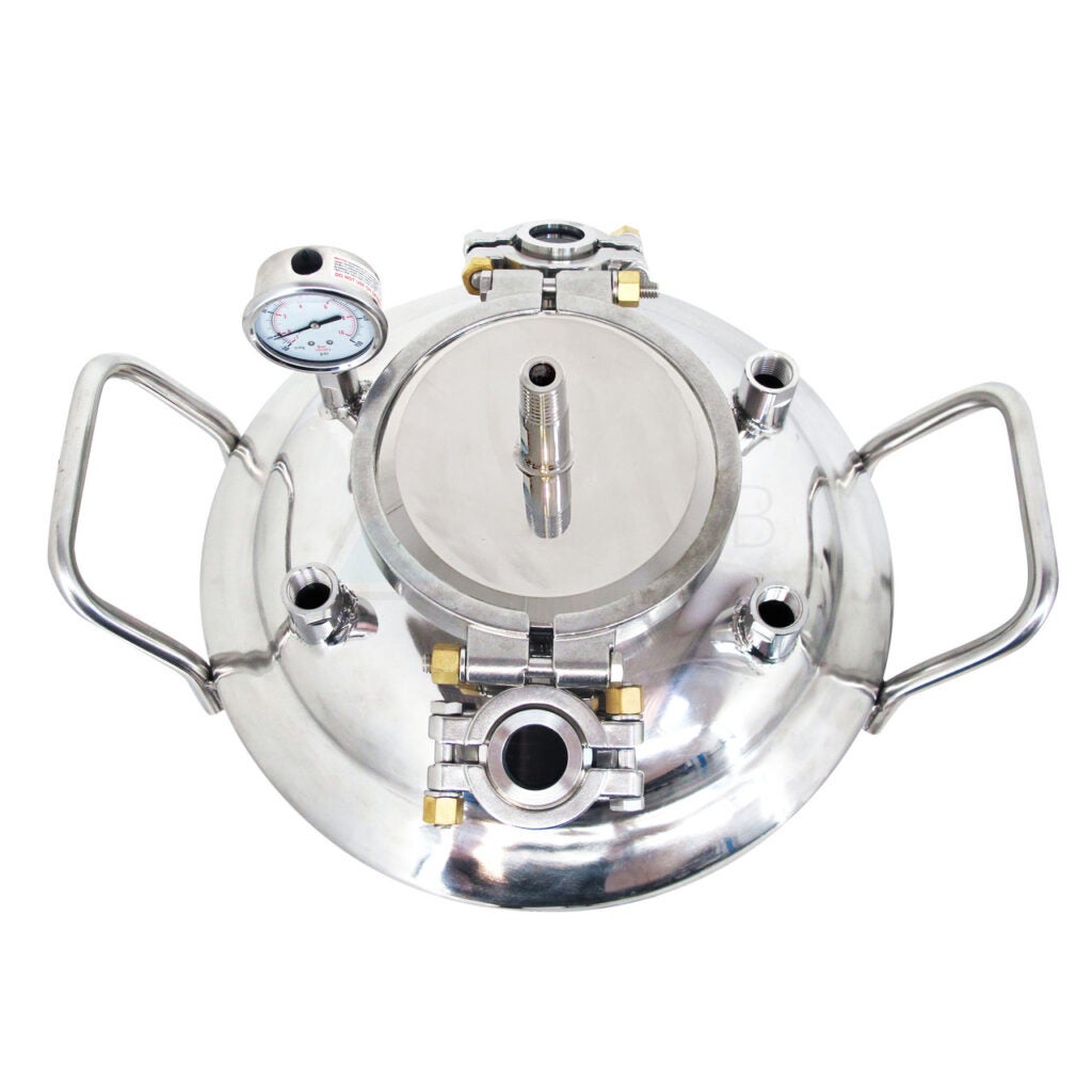 Non Jacketed Solvent Tank - 100LB - C1D1booths.com