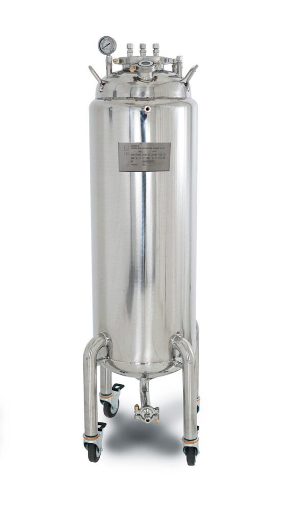 ASME Jacketed Solvent Tank w/ Compression-C1D1booths.com