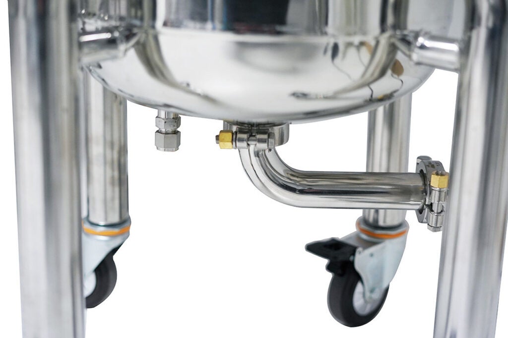 ASME Jacketed Solvent Tank w/ Compression-C1D1booths.com